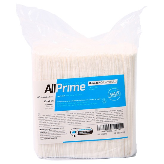 Babador Impermeável Allprime| Utilidades Clínicas
