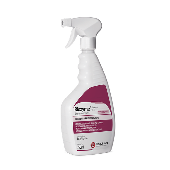 Detergente Enzimático Riozyme Pronto p/ Uso 750ml - RIOQUÍMICA