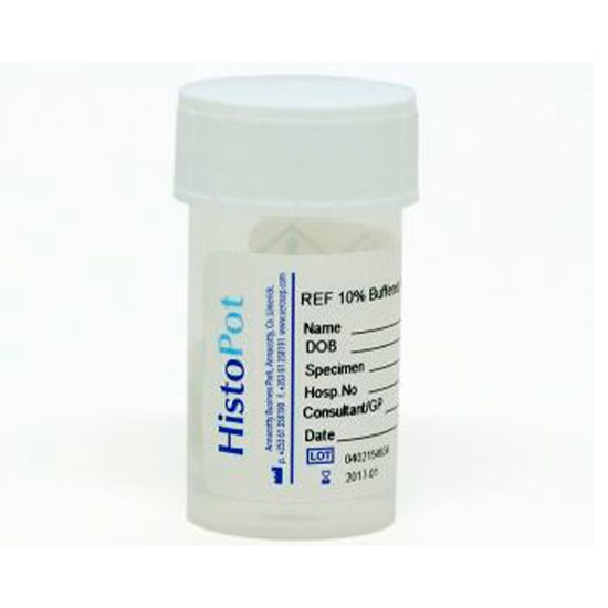 Frasco com Formol para Biópsia HistoPot - 60ml - HISTOPOT