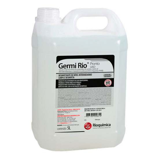 Desinfetante Quaternário Germi Rio 5L